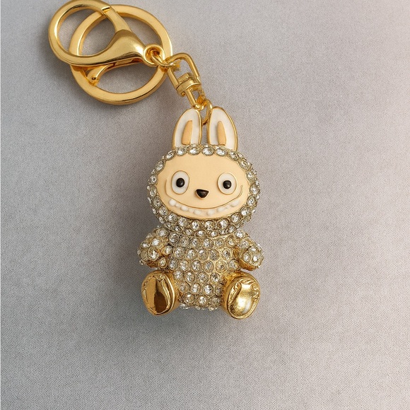 Accessories | Gold And Silver Keychain Labubu | Poshmark